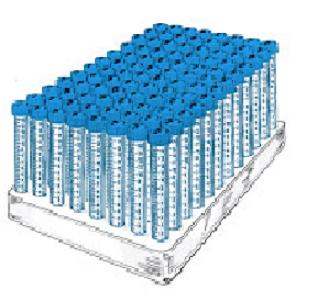 STERILE. Polystyrene sterile conical test tube with screw cap ...