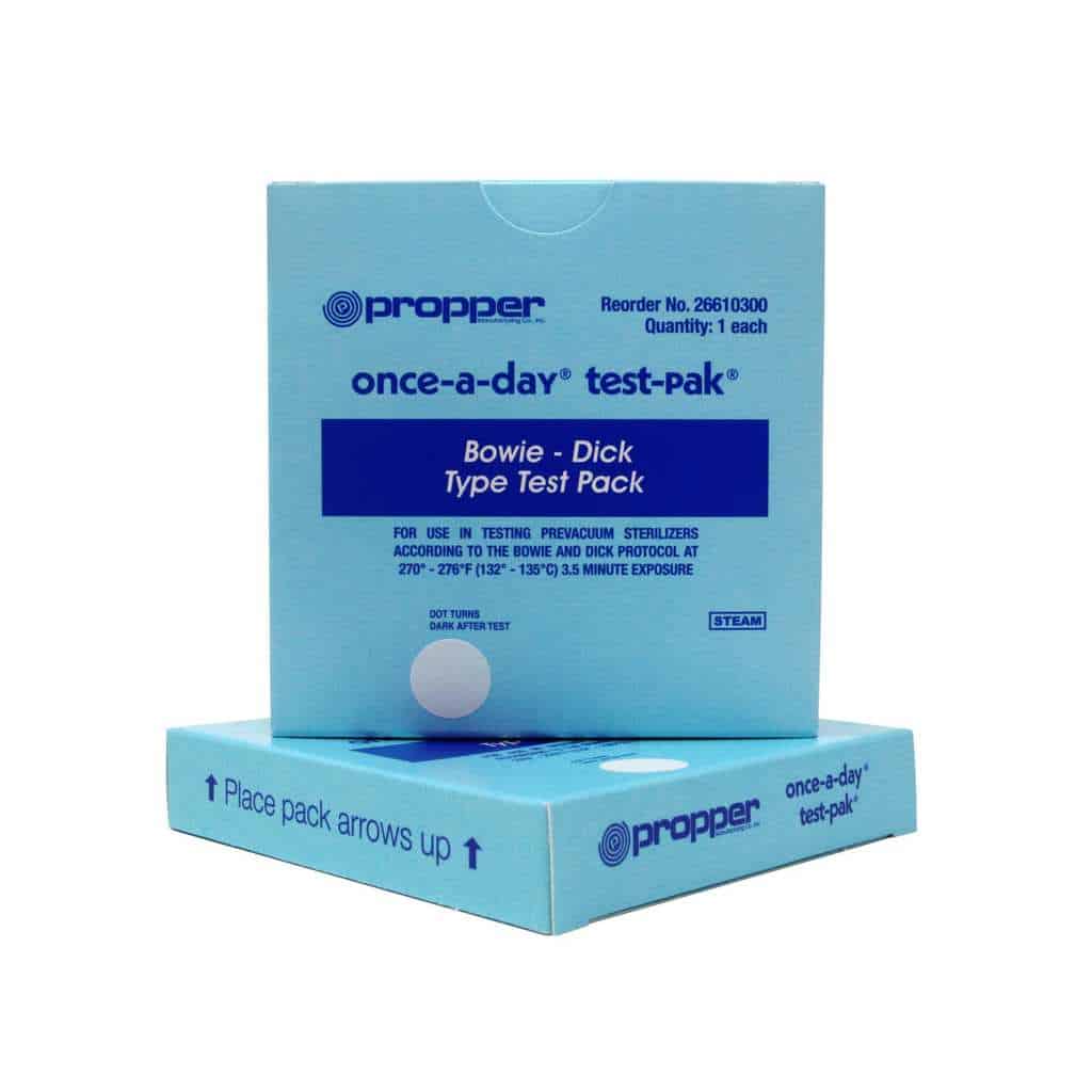 Once-A-Day® Bowie-Dick Test Pak® | Medical Supply Company